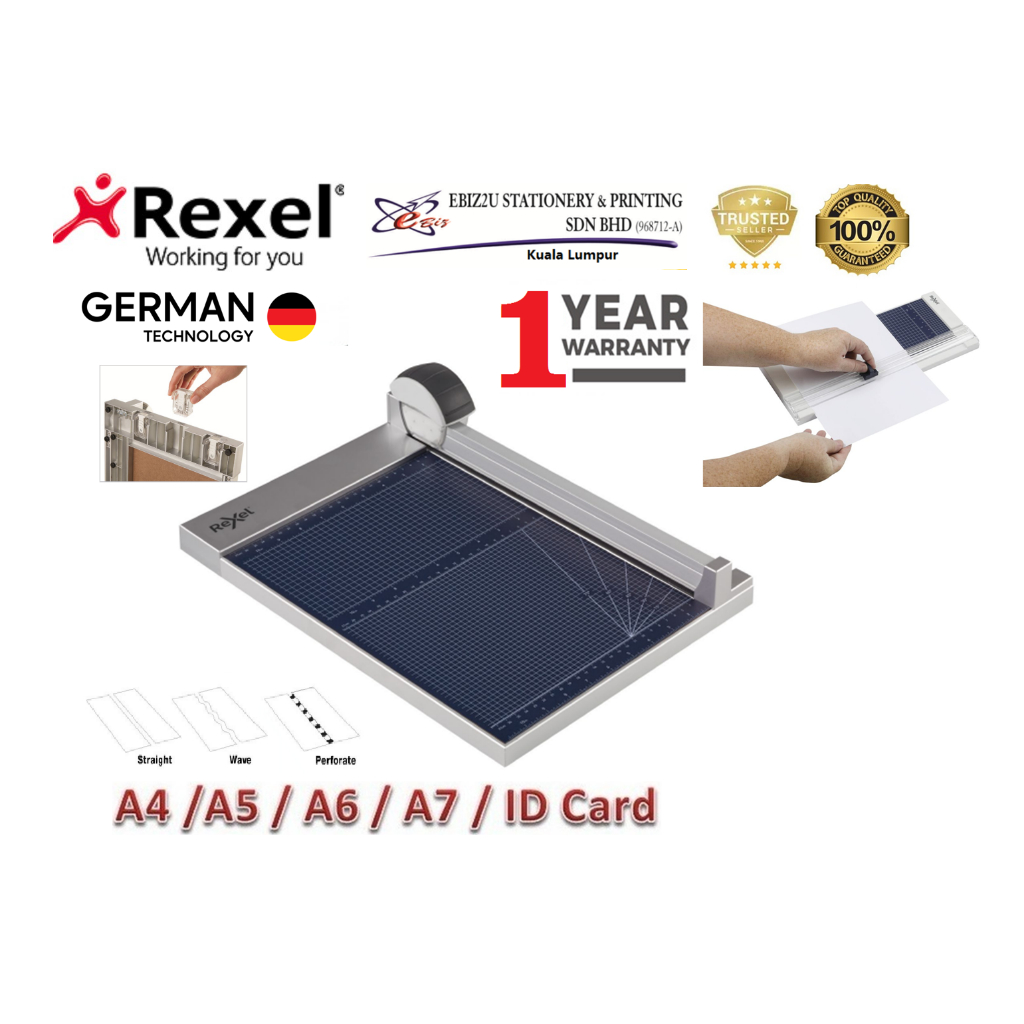 REXEL 1215P CLASSICCUT PAPER TRIMMER A4 - 15 SHEET Paper Cutter, Paper ...