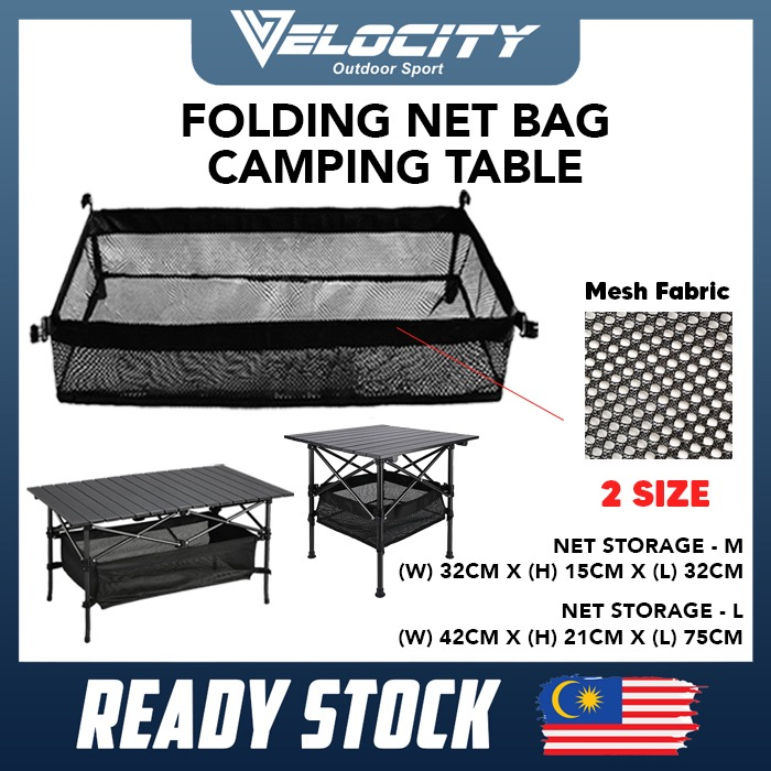 Net Table storage Camping Foldinge Table Outdoor / jaring bawah meja ...