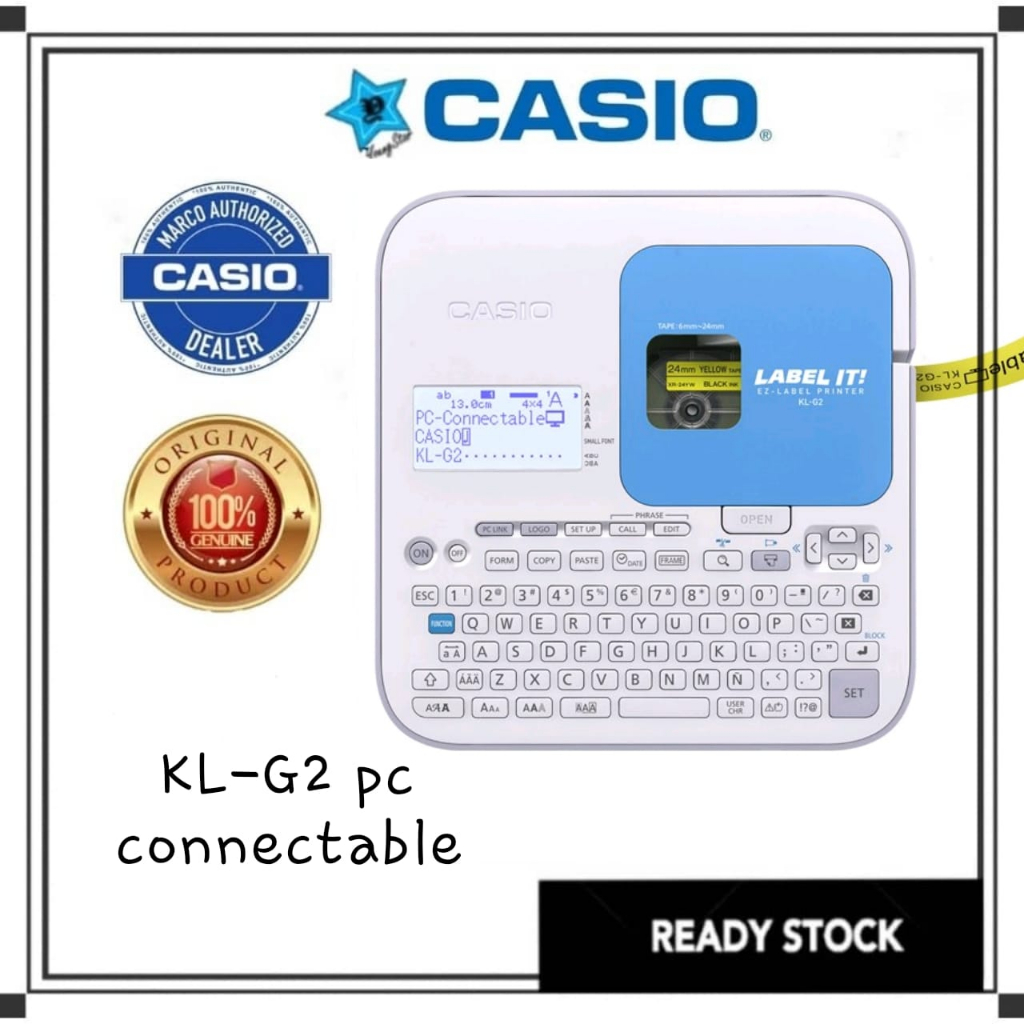 CASIO Label Printer KL-G2 PC-connectable | Shopee Malaysia