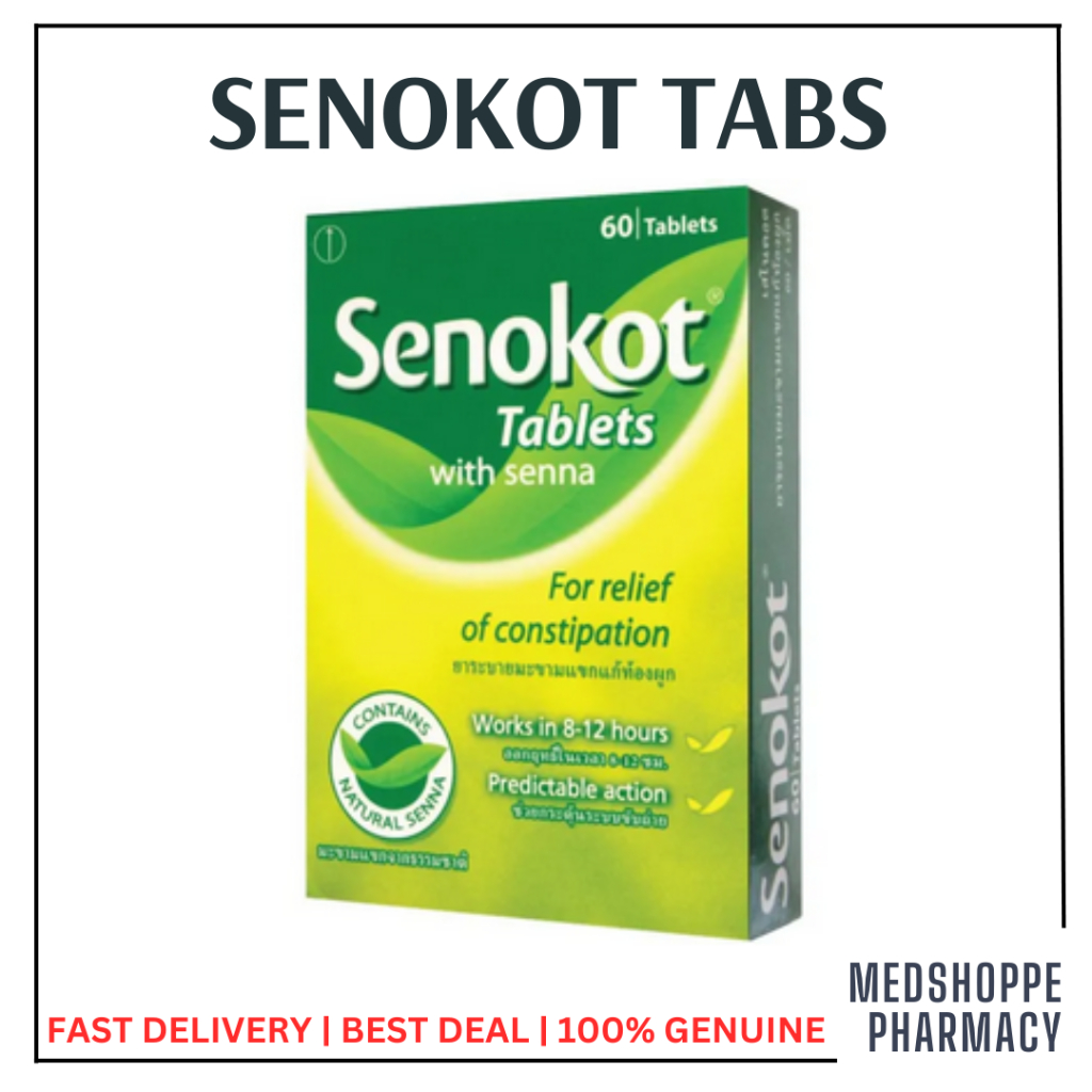 Senokot Tablets 60s with Senna for constipation | Shopee Malaysia