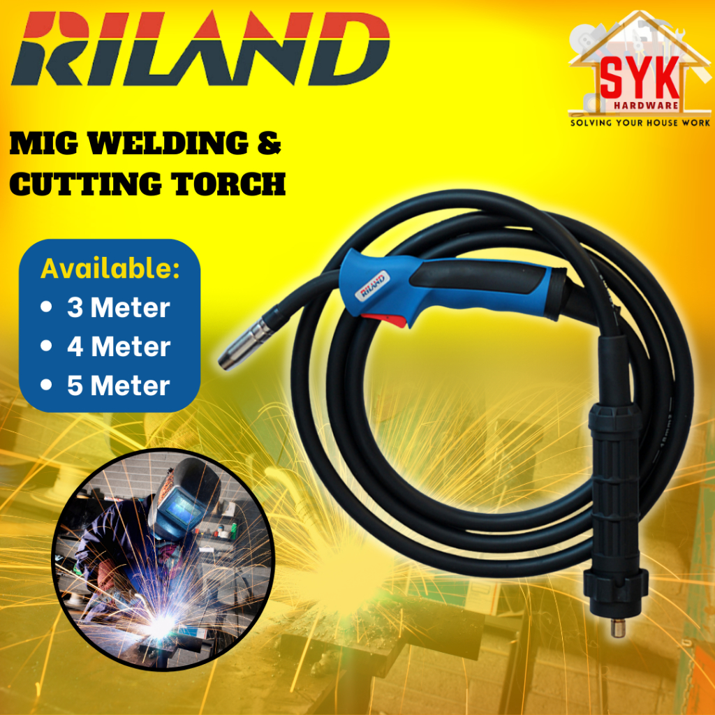 SYK Riland MB15 MIG Welding Cutting Torch Set Indoor Outdoor TIG Plasma ...