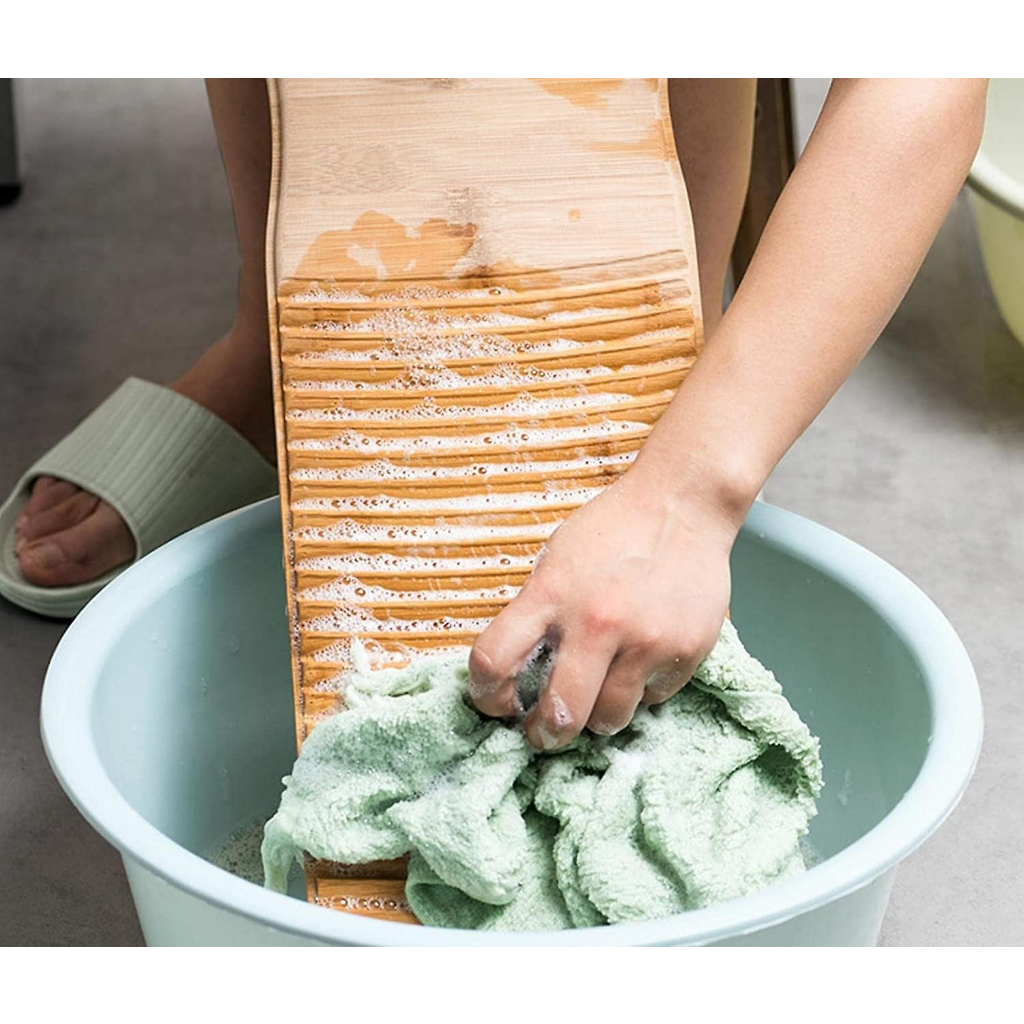 Malaysia Made Heavy Duty Wooden Washing Board / 马来西亚制造木洗衣板 / Papan ...