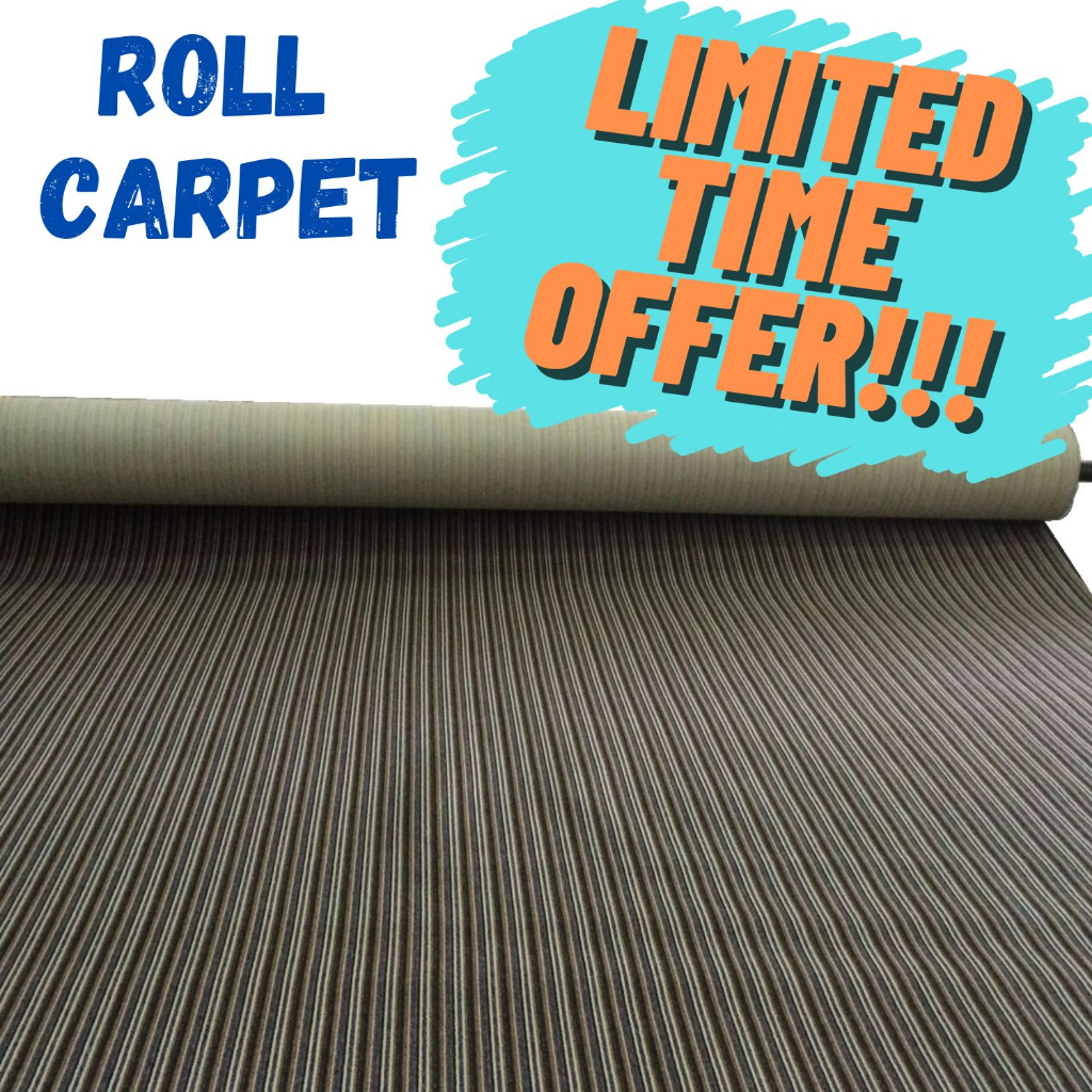 roll carpet/ karpet gulung 1 kaki persegi= RM 1.20, ruang tamu, office ...