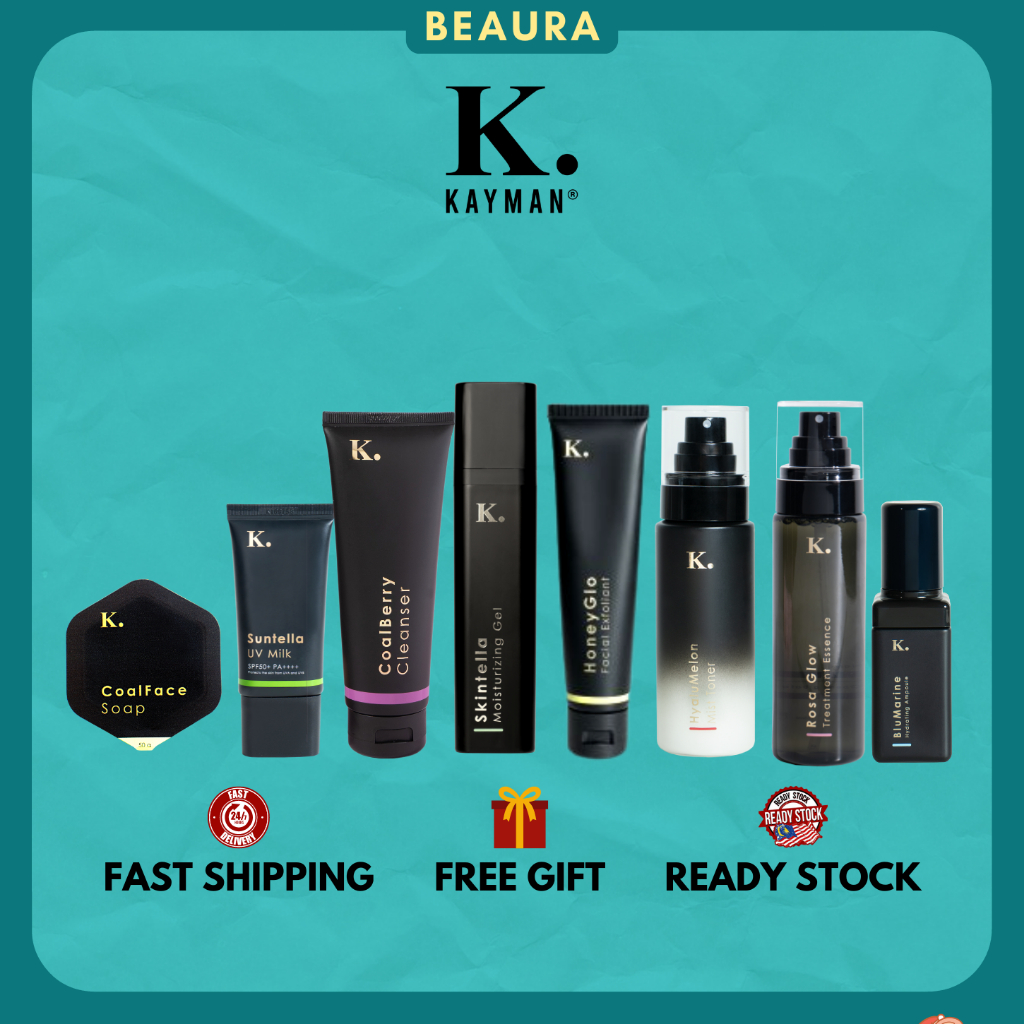 KAYMAN Hyalumelon Toner Moisturizer CoalFace SOAP Rosa Glow Essence ...