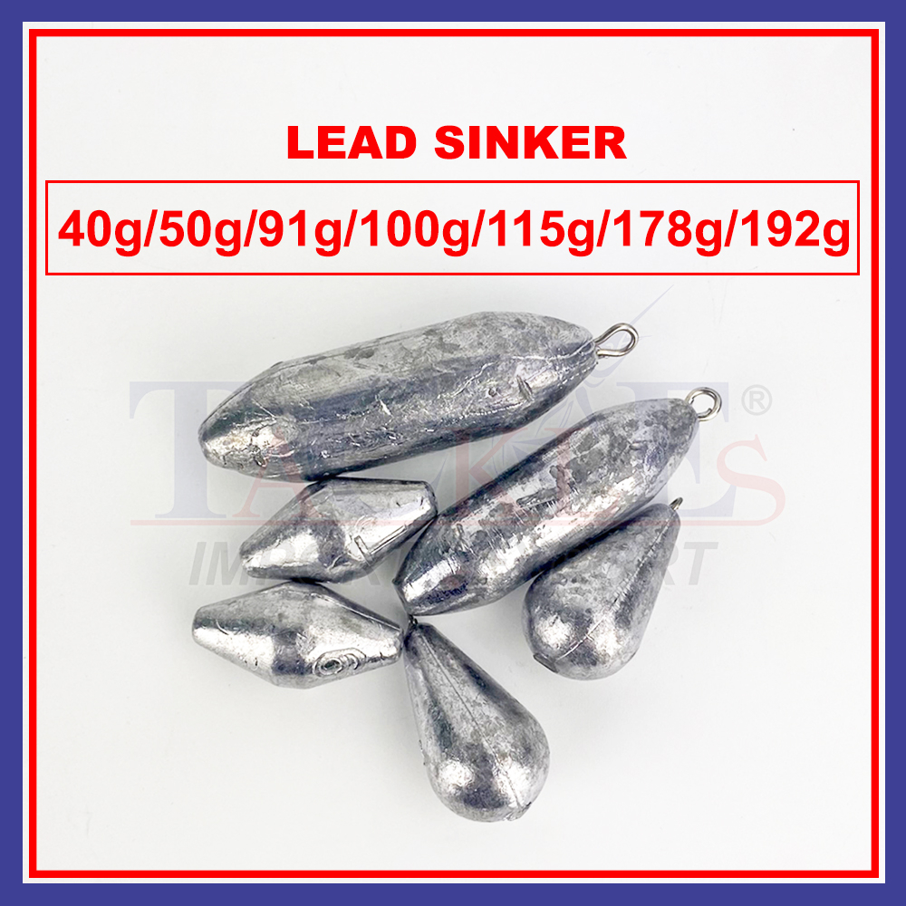 XL Big Batu Ladung Pancing Laut Fishing Sinker Bottom Lead SINKER 40g - 320g Big Size (1PCS ...