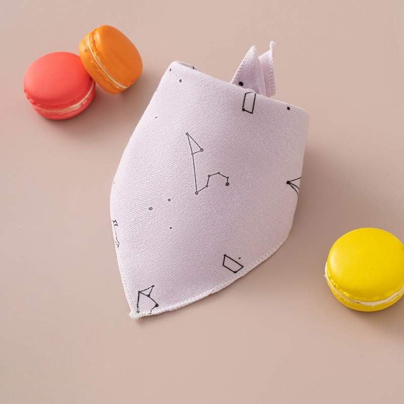 EZSTOREONLINE Baby Bibs Toddler 100% Cotton Triangle Bib With Button ...