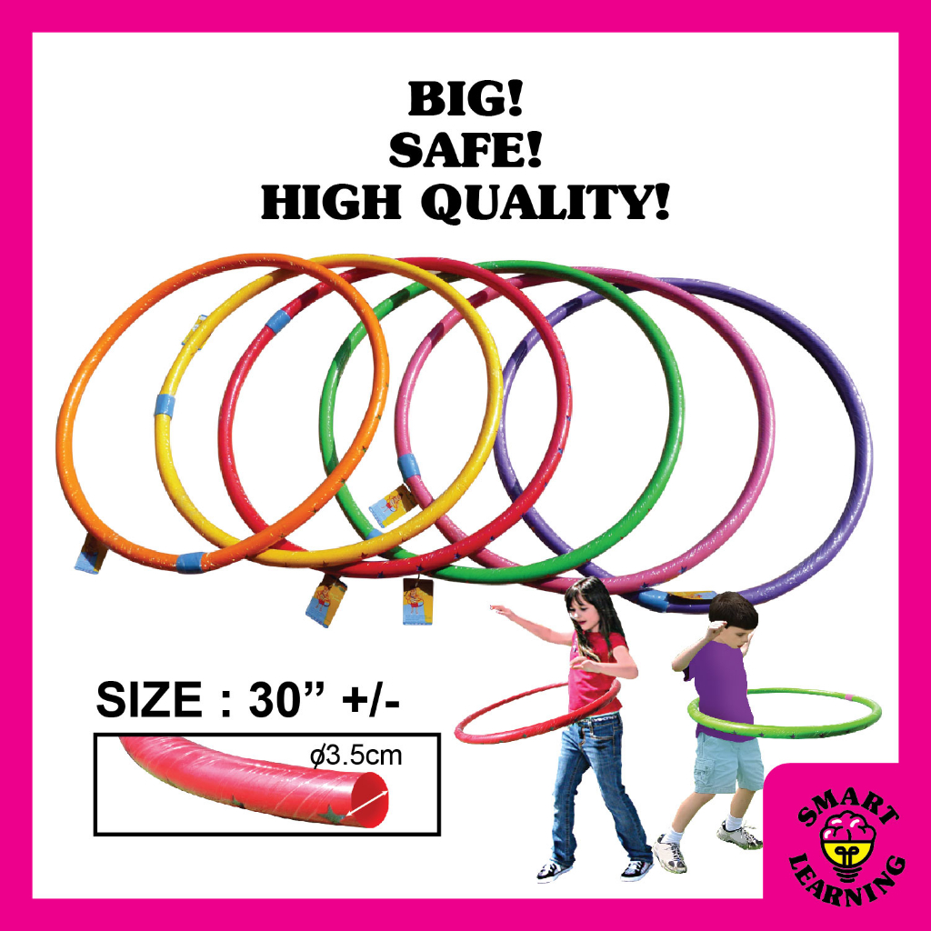 🔥READY STOCK🔥 GIANT SIZE Quality Foam Hula Hoop Adult Fitness Slimming ...