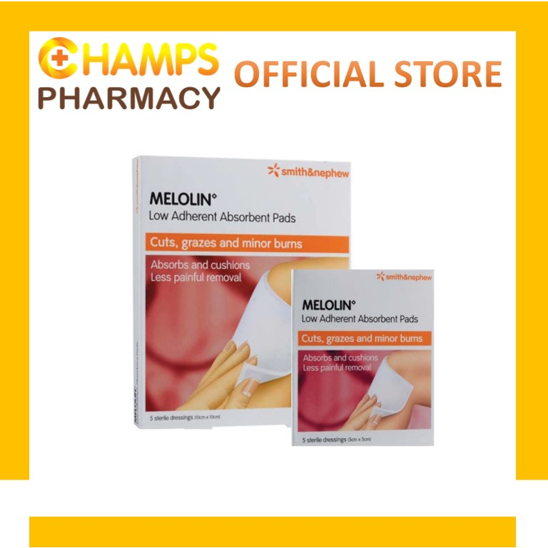 S&N Melolin (5cm x 5cm)/(10cm X 10cm) Plaster - 5's | Shopee Malaysia