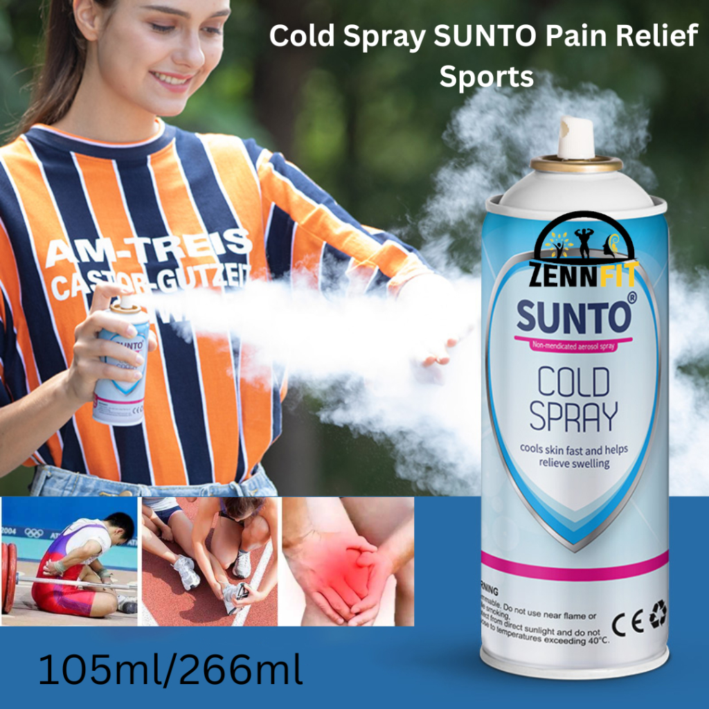 Cold Spray SUNTO Sports Pain Relief Spray 230ml/500ml | Shopee Malaysia