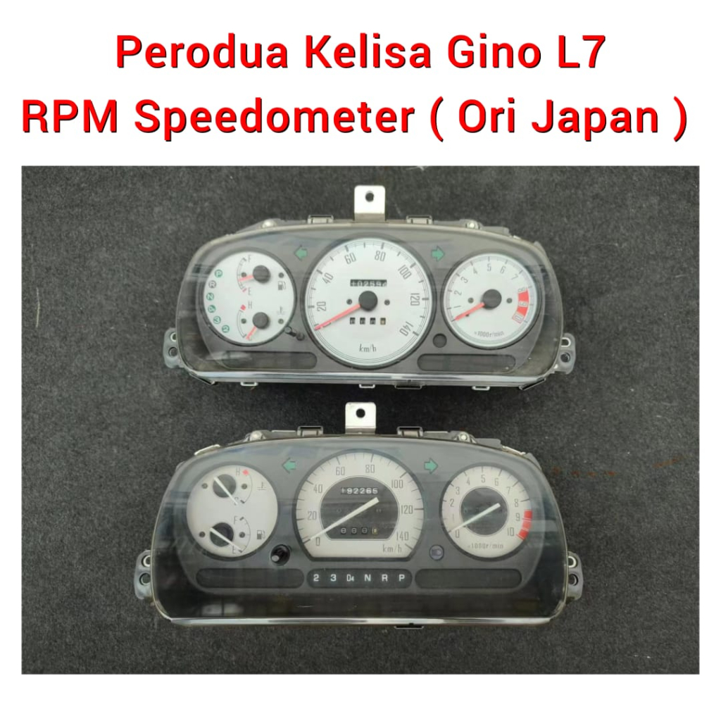 Perodua Kelisa Gino L7 RPM Speedometer ( Auto ) / Cluster Meter / Car ...