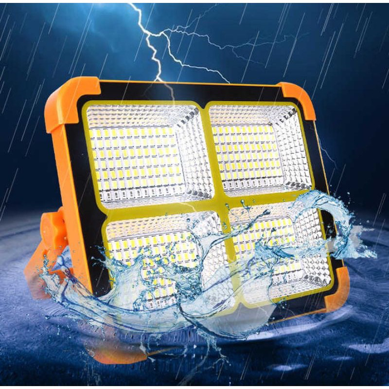 Portable LED Work Lamp 4000w Solar Working Light IP66 Waterproof Floor ...