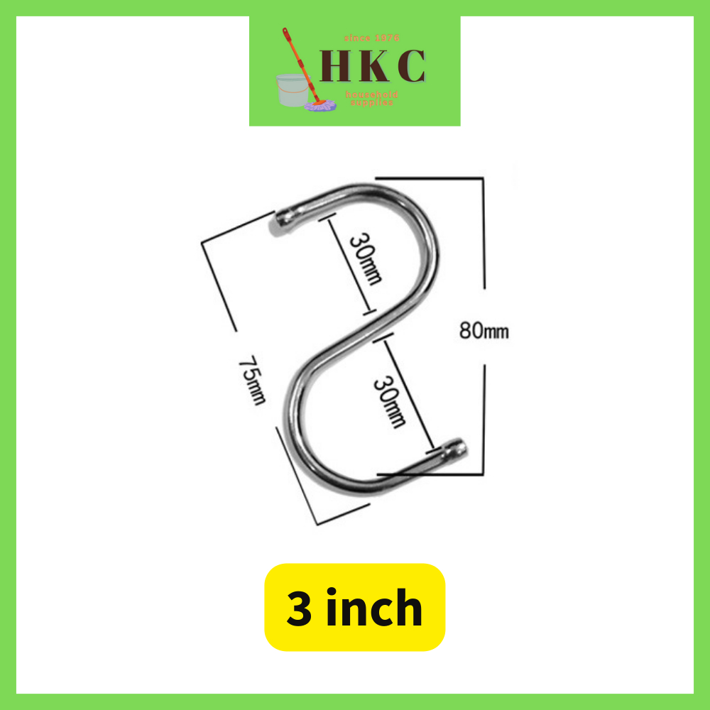 Cangkuk S / S Hooks Colorful Hook Stainless Steel S Hooks ...