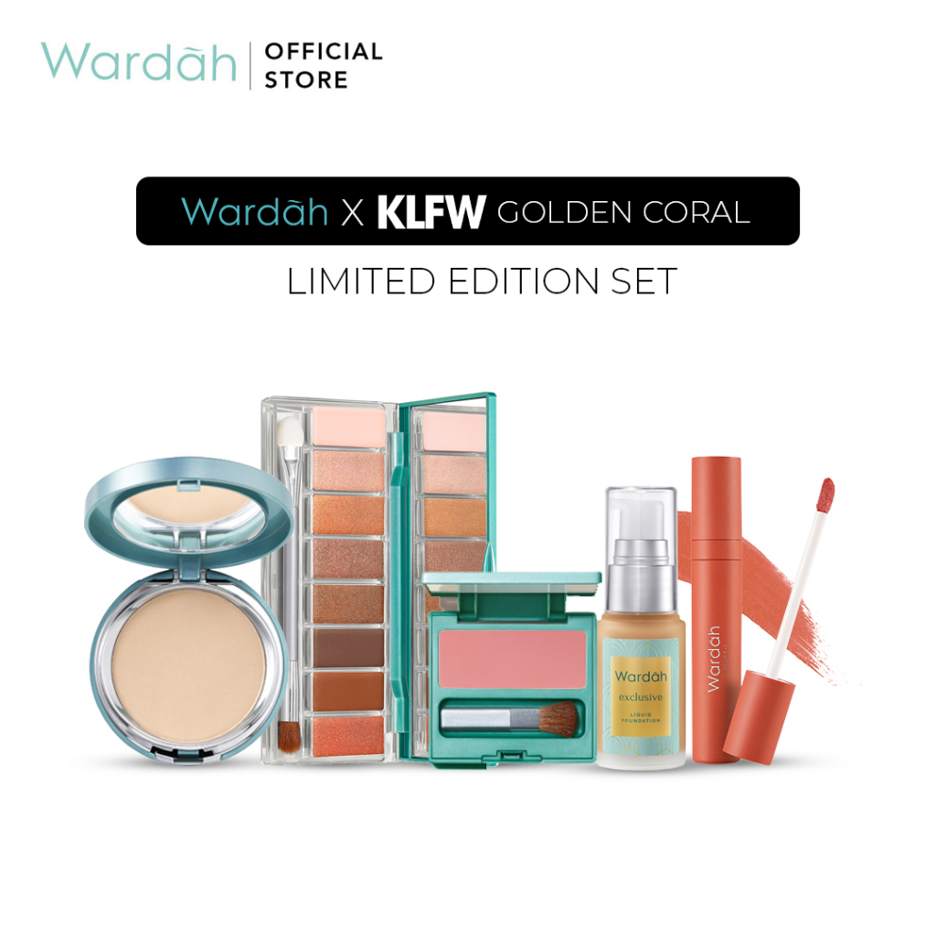 Wardah x KLFW Golden Coral Limited Edition Set | Shopee Malaysia