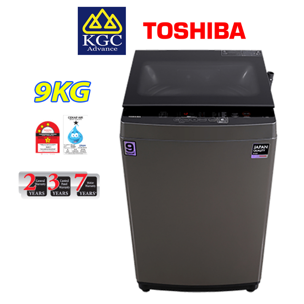 [Free Ship] Toshiba 9KG Top Load Washer AW-M1000EM (SG) Washing Machine ...