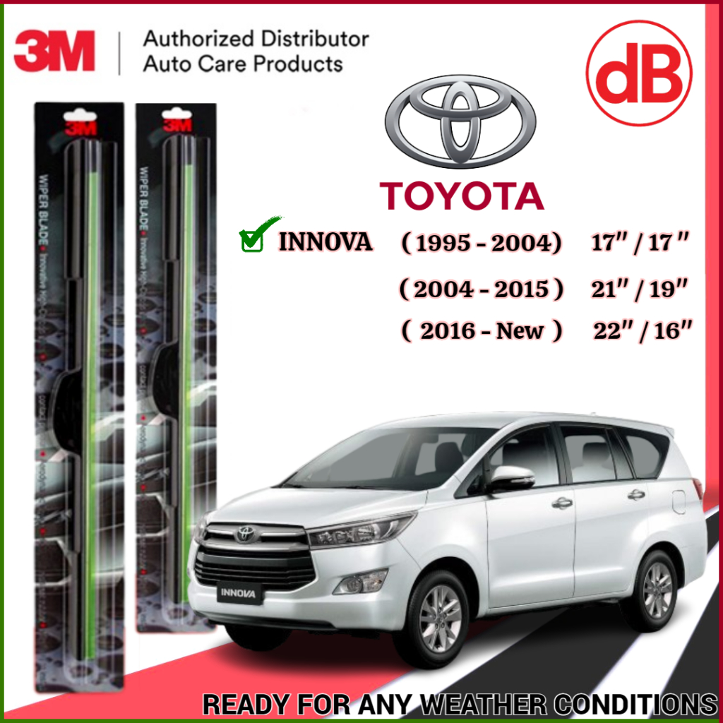 3M Wiper Blades - Toyota Innova | Shopee Malaysia