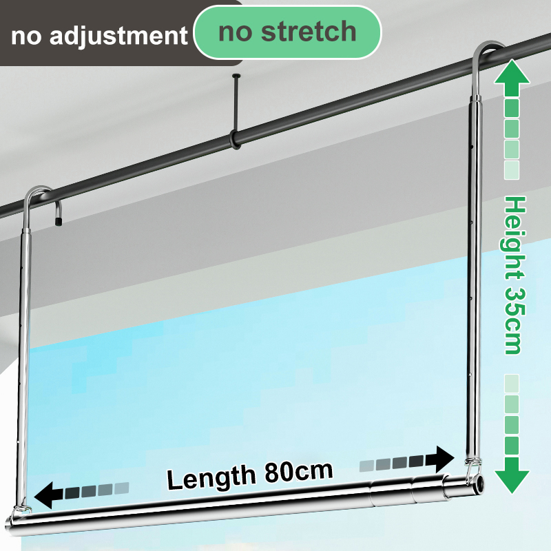 Clothes Rack Stainless Steel Extendable Balcony Outdoor Drying Rack ...