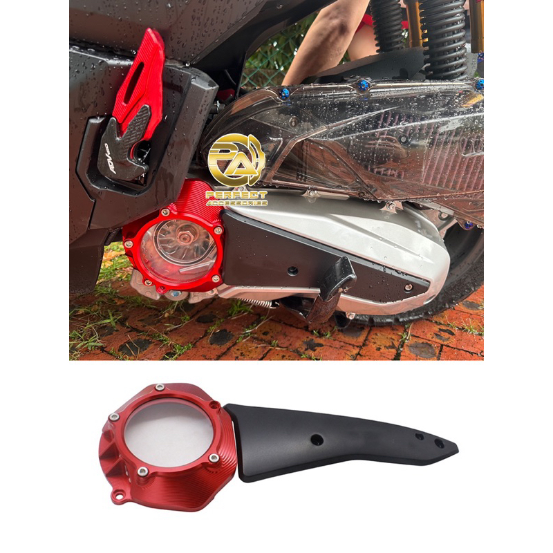 Honda ADV160 ADV 160 Motorcycle CVT Transparent Engine Cover Guard ...