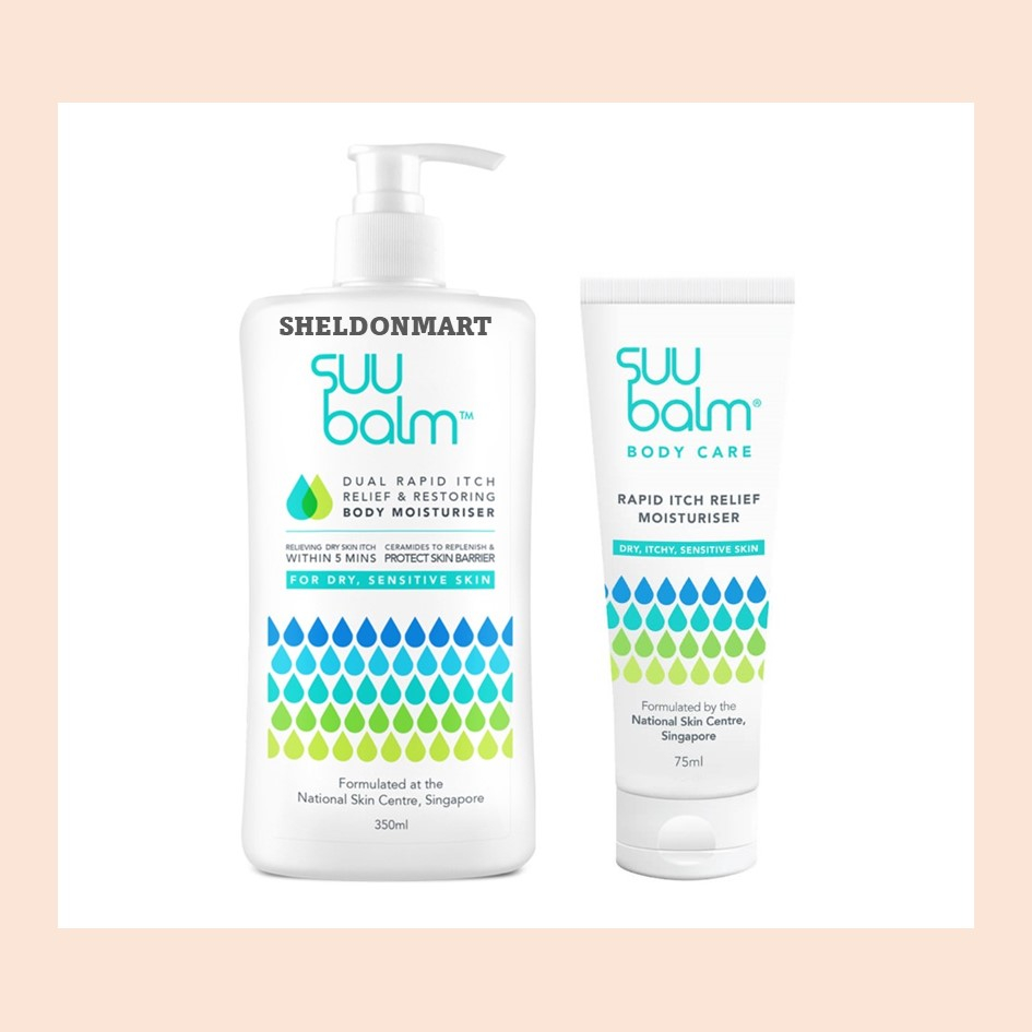 (EXP: 09/2025) SUU BALM ITCH RELIEVING MOISTURISING CREAM 75mL / 350mL | Shopee Malaysia