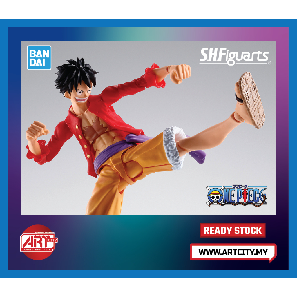 (READY STOCK) Bandai S.H.Figuarts - SHF Monkey D Luffy - The Raid on ...