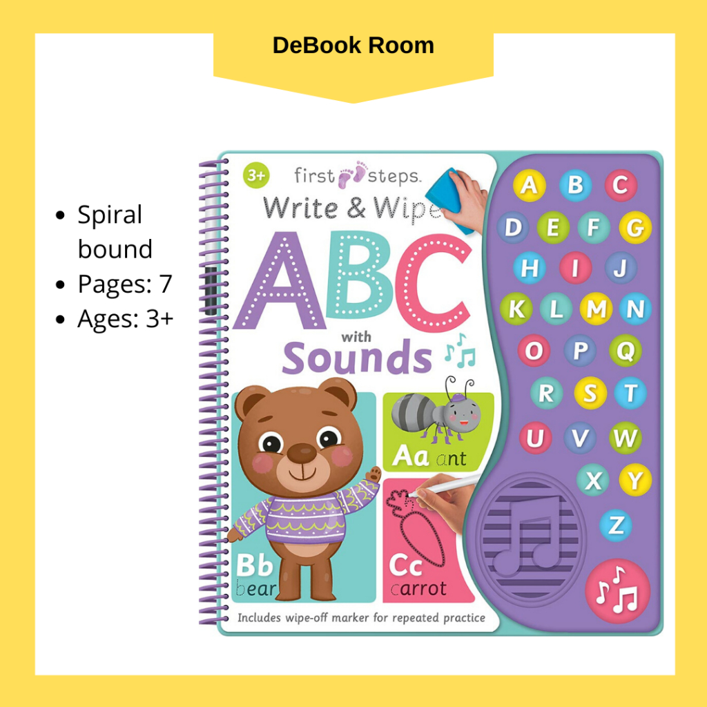 Baby Sound Book - Write and Wipe ABC with Sounds | Shopee Malaysia