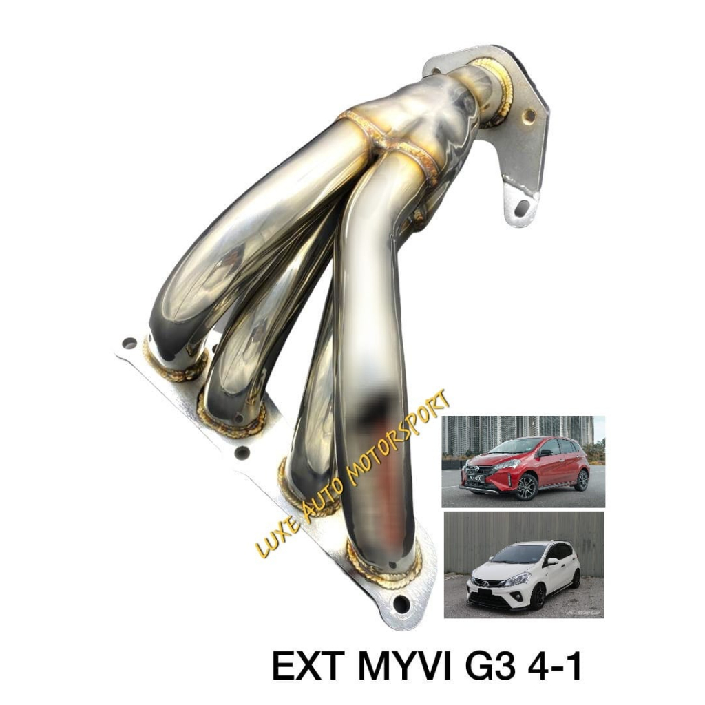 Extractor/ Header 4-1 , 4-2-1 Perodua Myvi G3/ Myvi Facelift/ Bezza ...