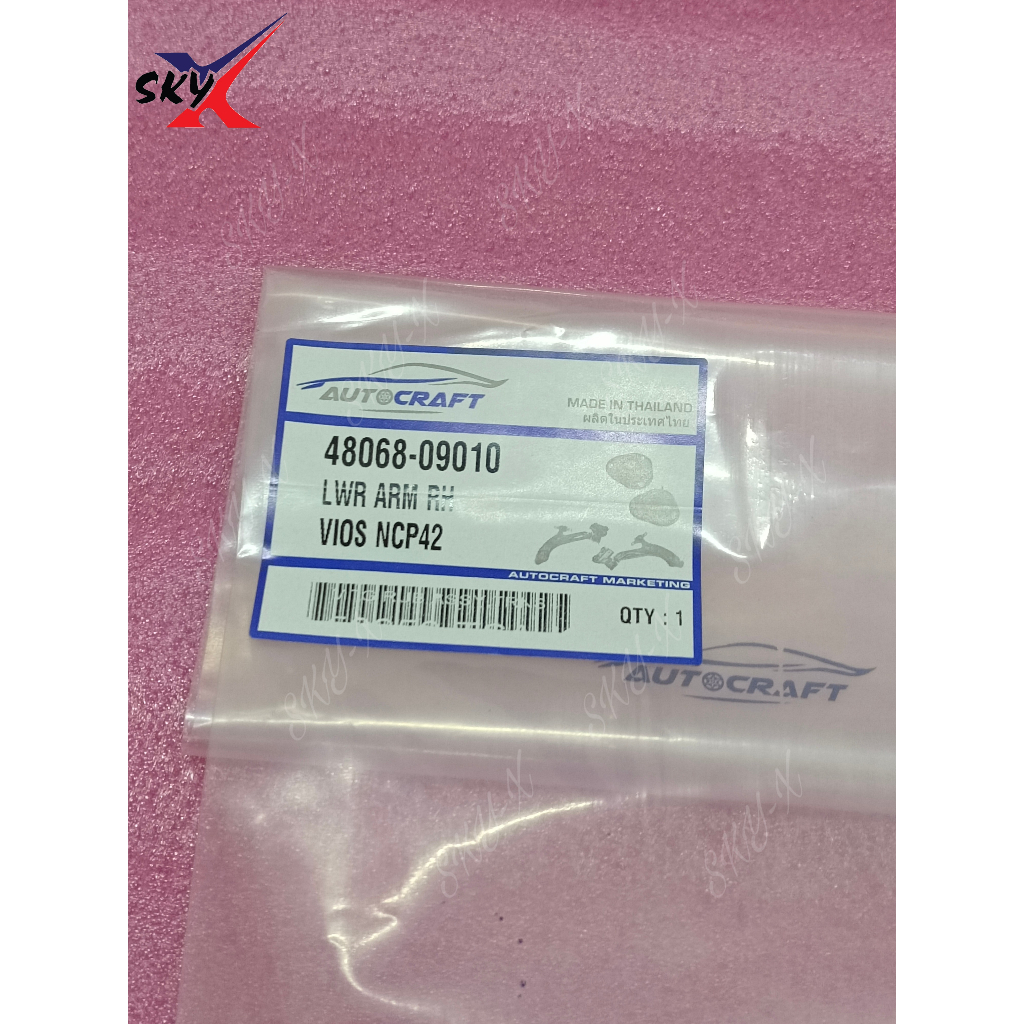 AUTOCRAFT LOWER ARM TOYOTA (48068-09010/48069-09010) FOR VIOS NCP42 ...