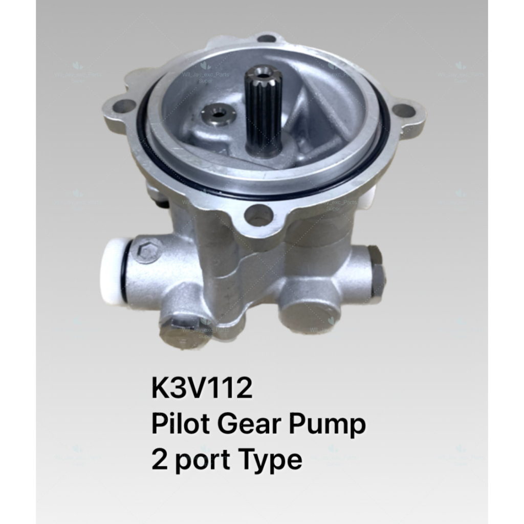 K3V112 PILOT GEAR PUMP 2 PORT TYPE, KOREA MODEL APCON. KV112 PILOT PUMP ...