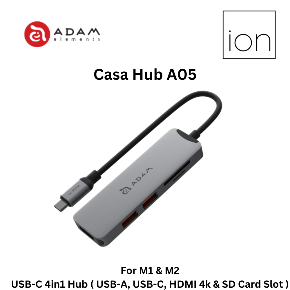 Adam Elements CASA HUB A05 USB-C 3.1 Gen 2 5-in-1 Hub | Shopee Malaysia