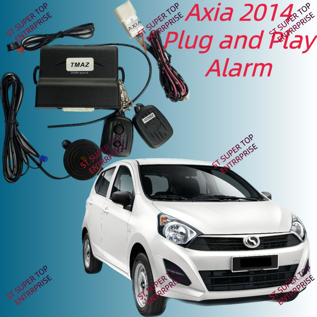 Perodua Axia 2014 Plug and Play TMAZ OEM Car Alarm System Vehicle ...