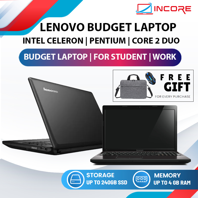 Lenovo INTEL Pentium Budget Notebook Laptop Murah Komputer Window 10 ...
