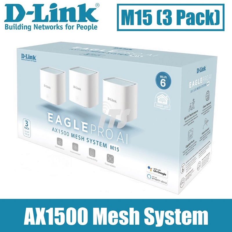 D-Link Eagle PRO AI AX1500 Mesh System (2-Pack / 3-Pack) | Shopee Malaysia