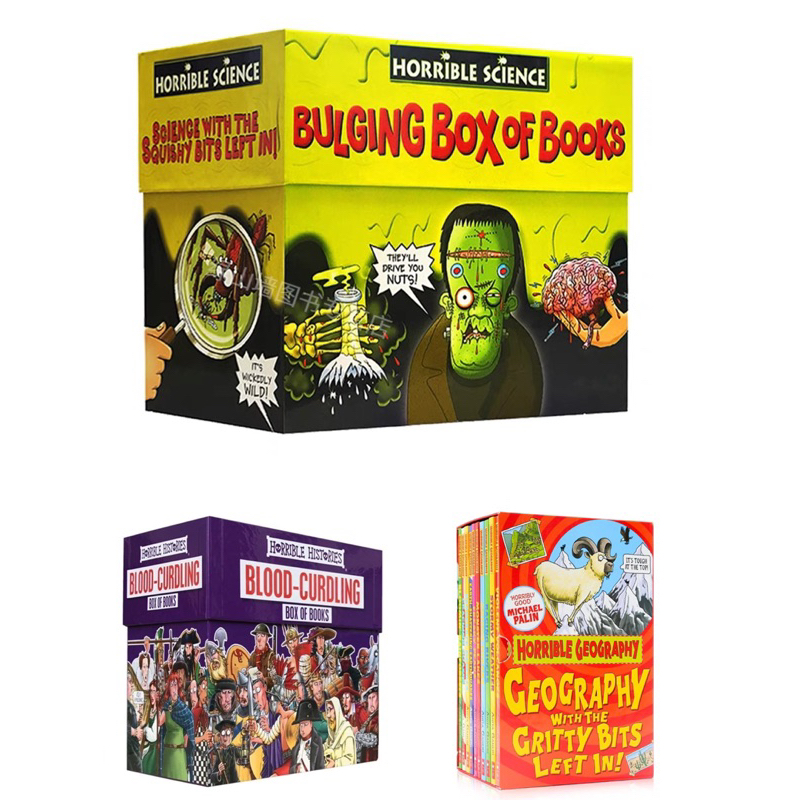 Horrible Science Horrible Histories 20 books box set horrible geography ...