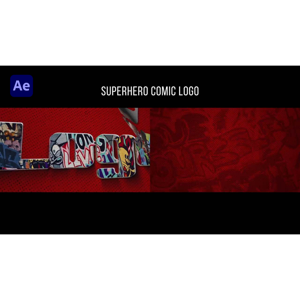 Superhero Comic Logo | Superhero Logo Reveal Title V2 | After Effects ...