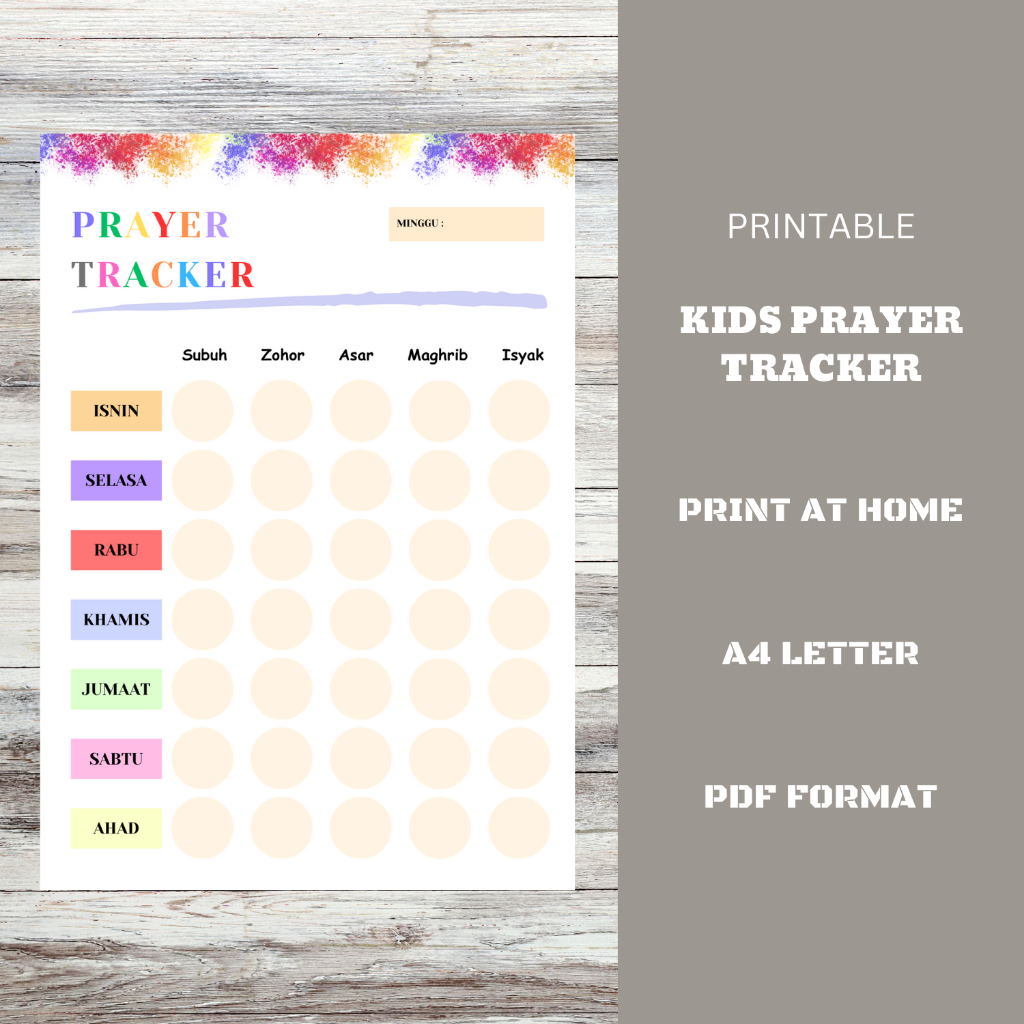 Prayer Tracker | Kids Planner | Teen Planner | Printable Planner ...