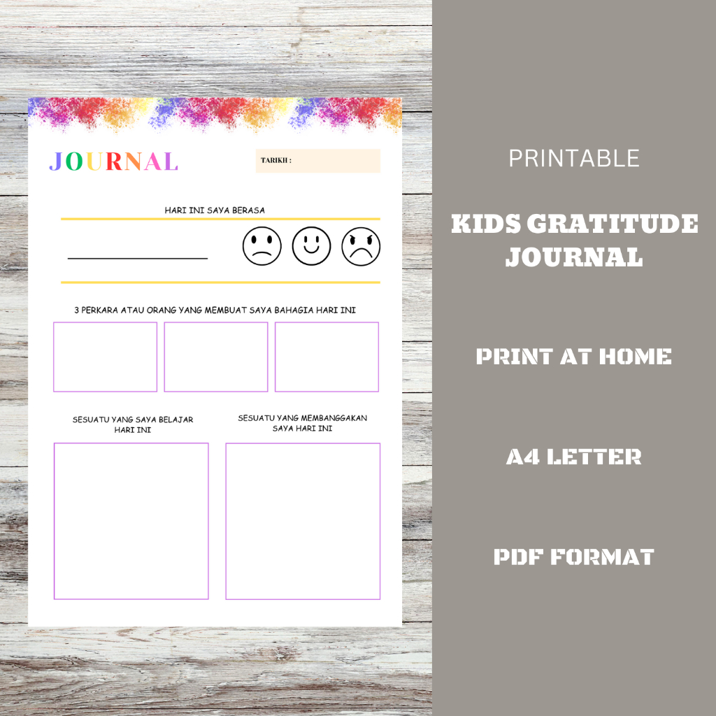 Gratitude Journal | Kids Planner | Teen Planner | Printable Planner ...