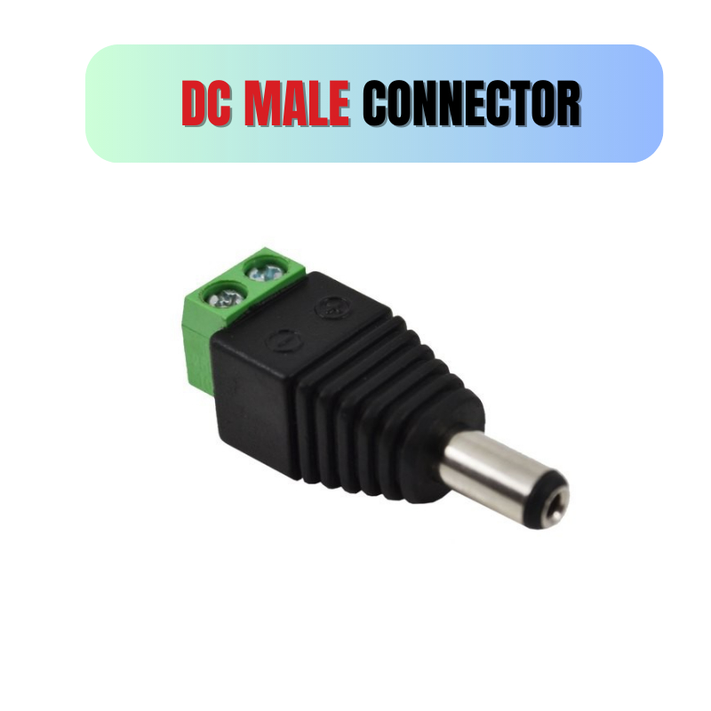 DAHUA Analog Connector DC Jack/DC Power Male Connector Adapter Plug ...