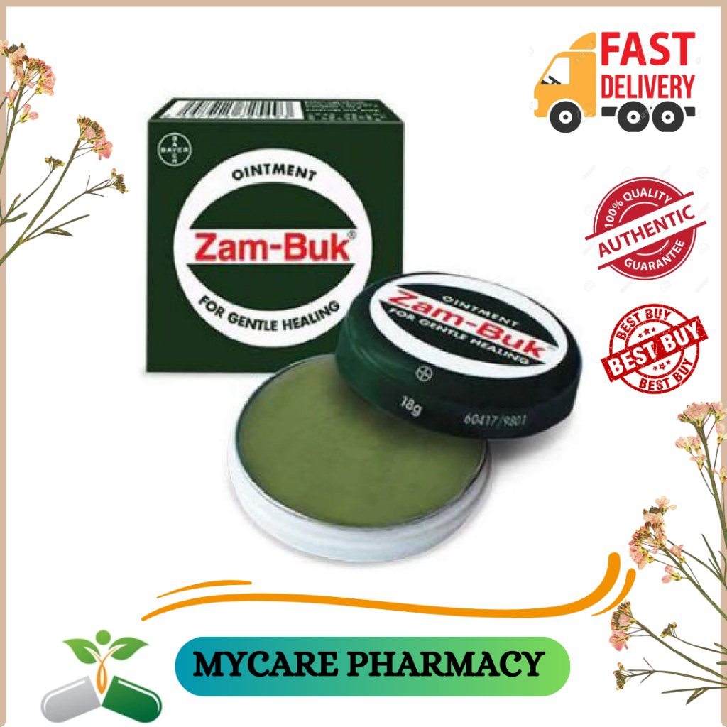 ZAMBUK Balm Relief Pain Muscle Herbal Ointment Insect Bites 18G ...