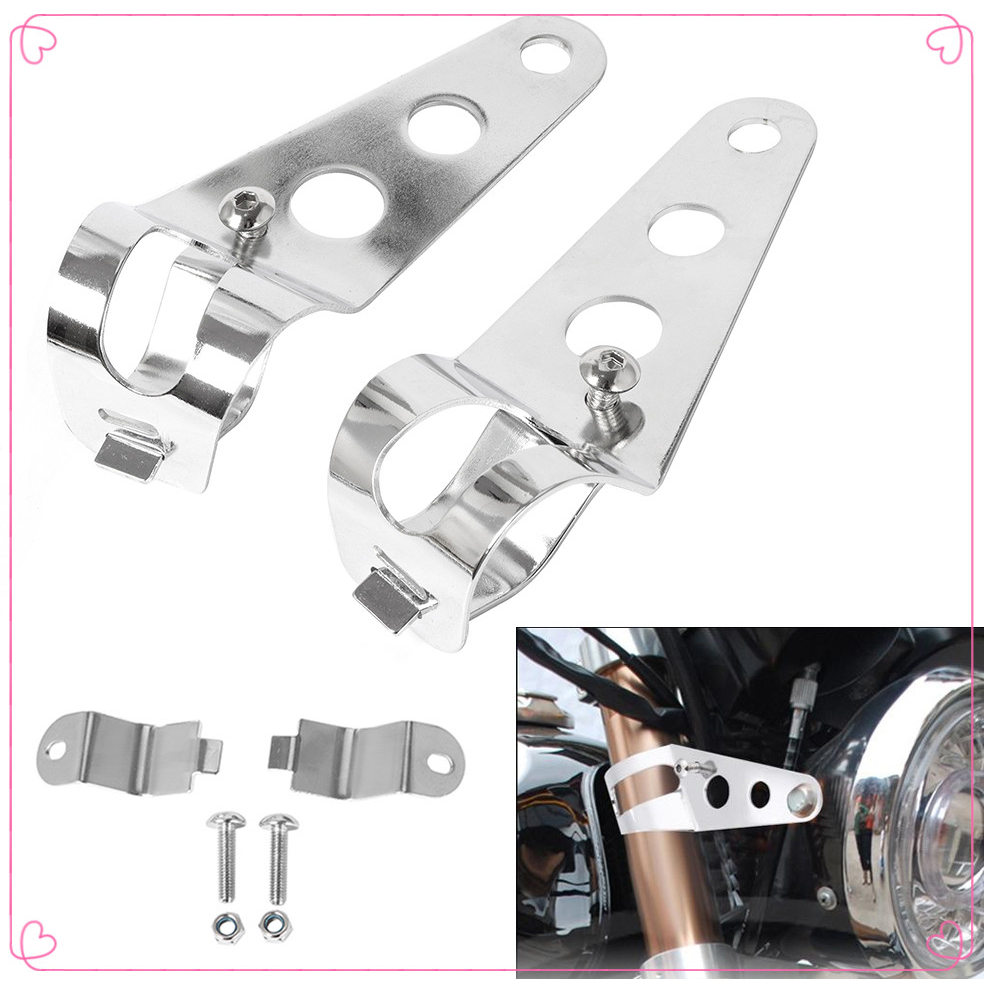 MOTORCYCLE HEAD LAMP BRACKET 27/36MM 38/48MM UNIVERSAL ...