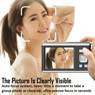 FOTO DC403 4K High-Definition DC403 Compact Camera Front and Rear Dual ...