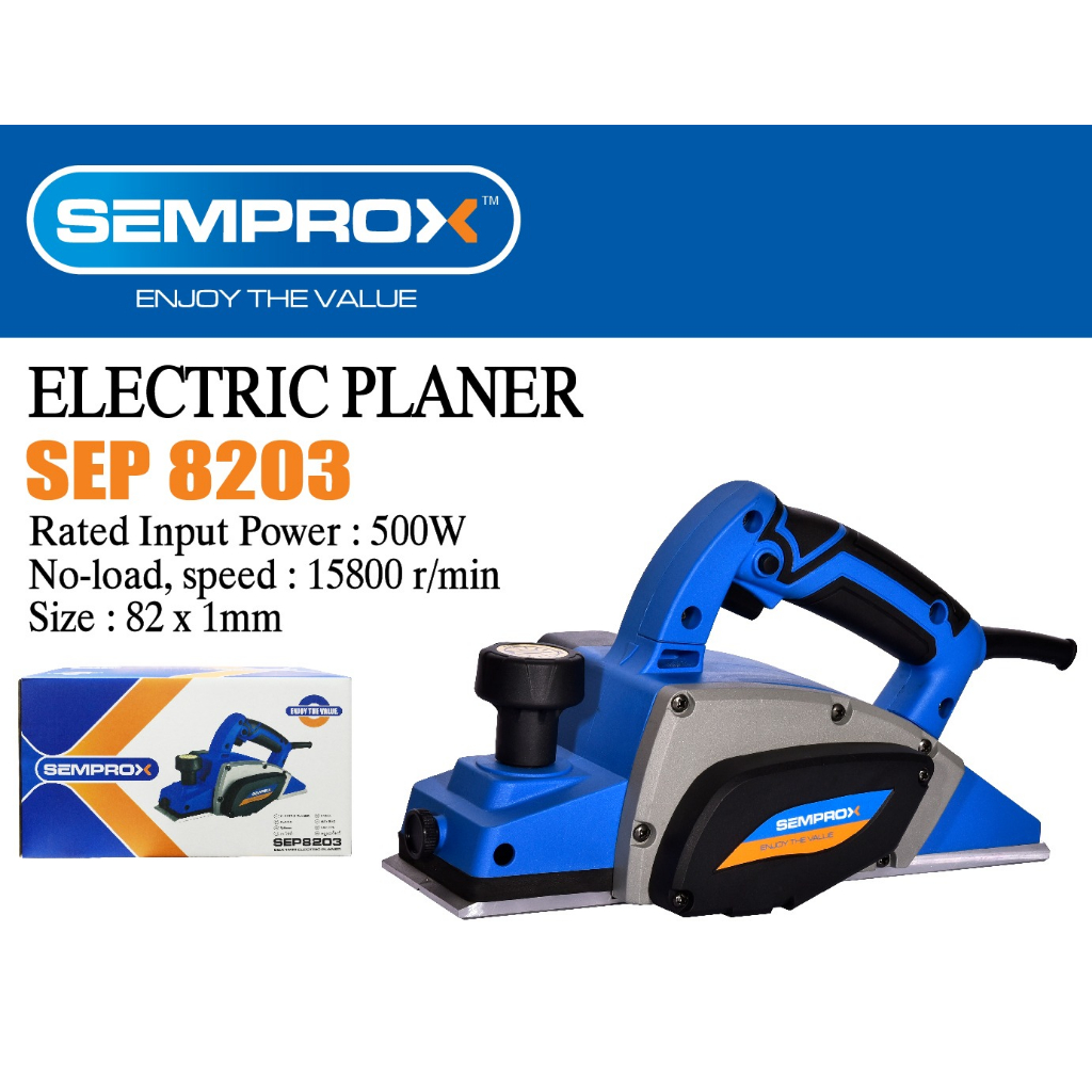 SEMPROX INDUSTRIAL ELECTRIC PLANER (SEP8203) | Shopee Malaysia