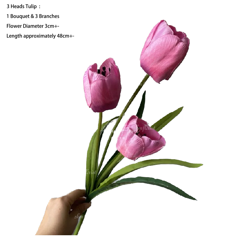 TULIP Artificial Fake Flower Bunga Bouquet Wedding Kahwin Pelamin ...