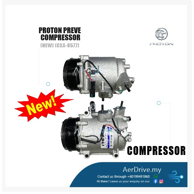 CHINA NEW PROTON PREVE Compressor CXA-8577 | Shopee Malaysia