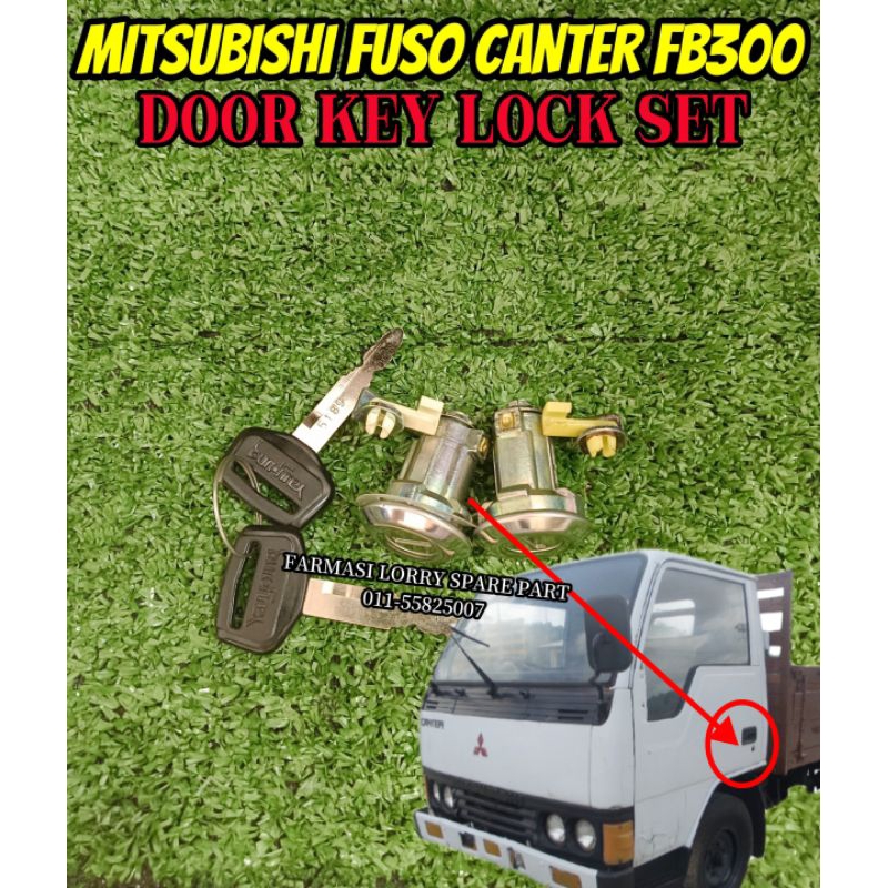 MITSUBISHI FUSO CANTER FB300 DOOR LOCK SET UNTUK LORRY 1TON 3TON ...