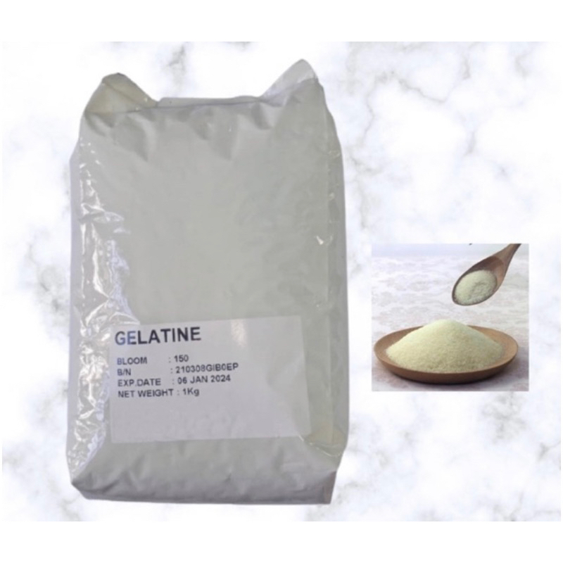 Bovine gelatine powder 1kg (150bloom/200bloom) | Shopee Malaysia