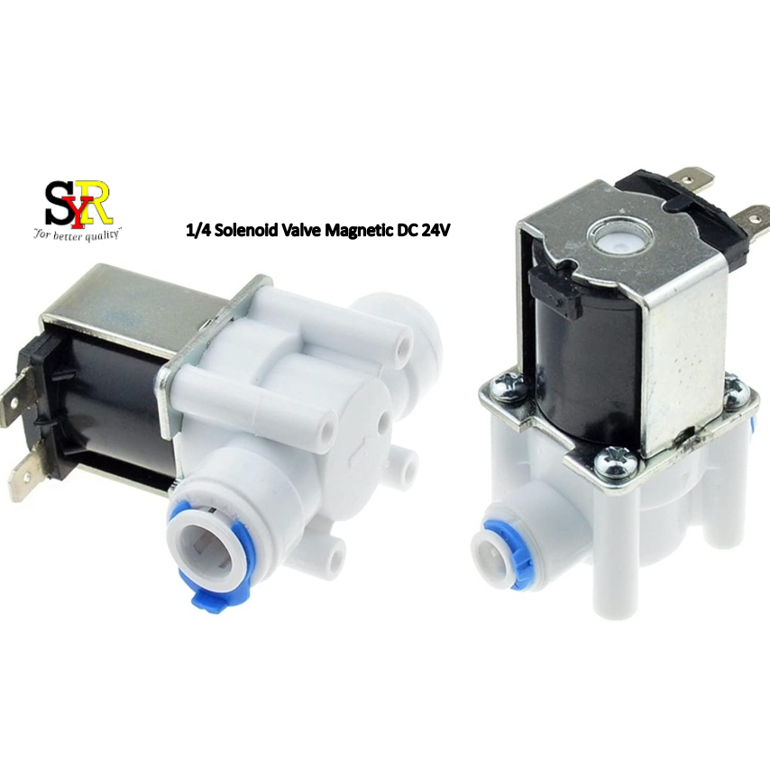 1/4 " Normally closed Electric Solenoid Valve Magnetic DC 24V Water Air Inlet Flow Switch ...