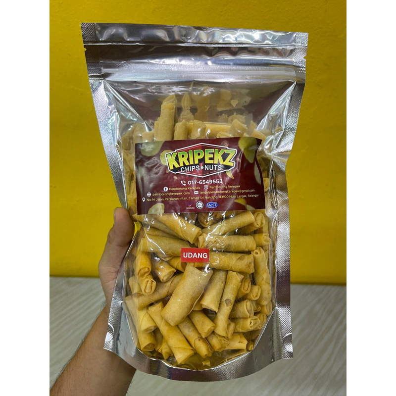 Popia Batang (UDANG) Chilli Spring Roll | Karipap Mini | Popia Ayam ...