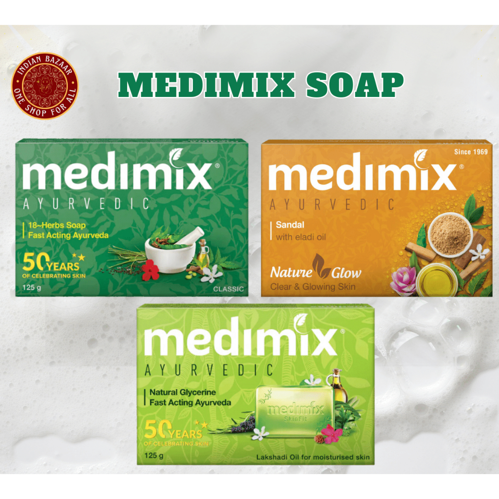 MEDIMIX Ayurvedic Soap 125g/75 g -Classic 18 Herbs , Sandal ,Natural ...