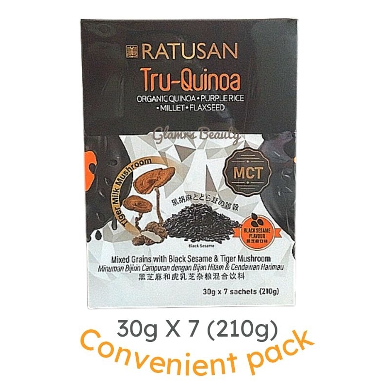 Ratusan Tru-Quinoa Matcha / Quinoa healthy beverage MCT 210 Gram (30g x ...