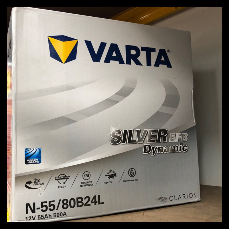 VARTA N-55 NS60L 80B24L BATTERY ALMERA LIVINA LATIO SYLPHY NV200 HONDA ...