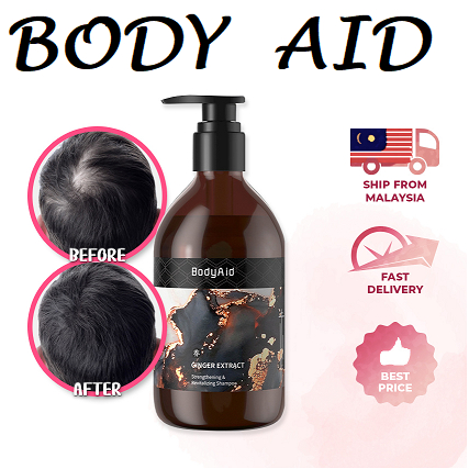 Original 330ML Ginger Bodyaid Shampoo Anti Hair Loss Shampoo Anti ...